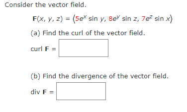 Solved Consider the vector field. | Chegg.com
