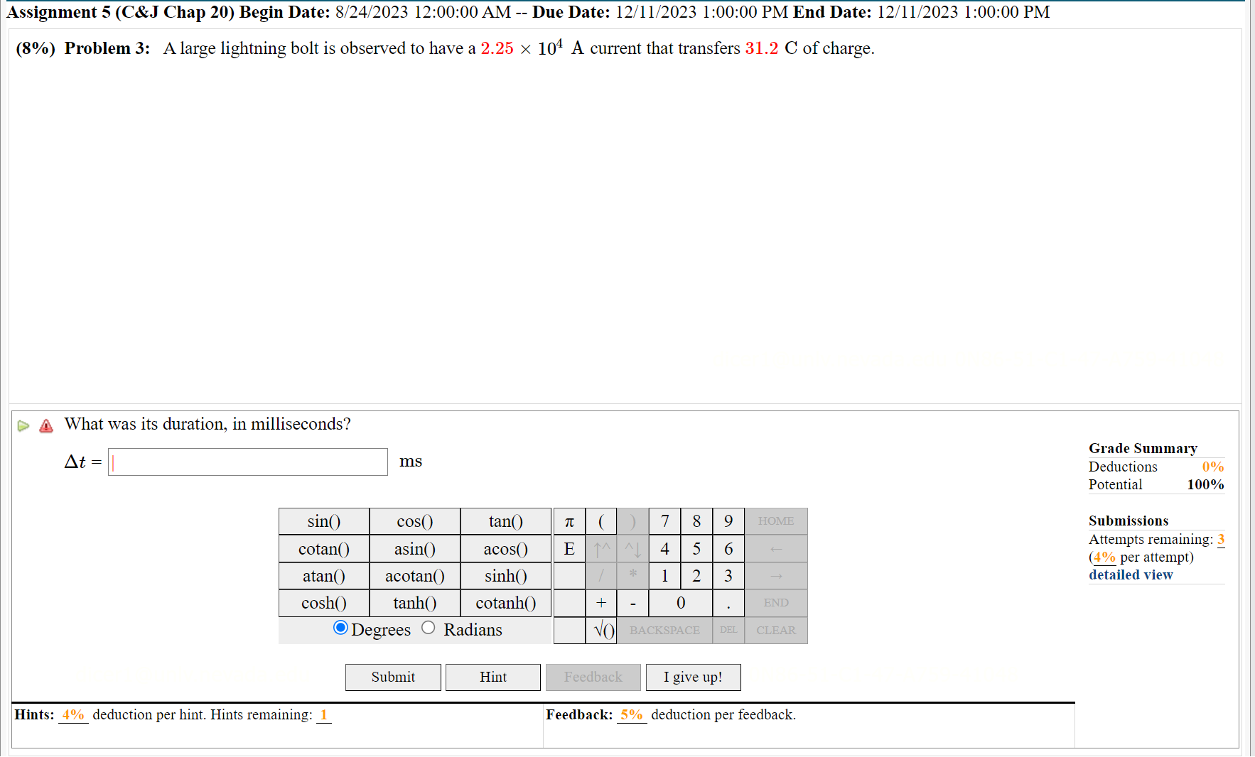 Solved Assignment 5 (C&J Chap 20) ﻿Begin Date: | Chegg.com