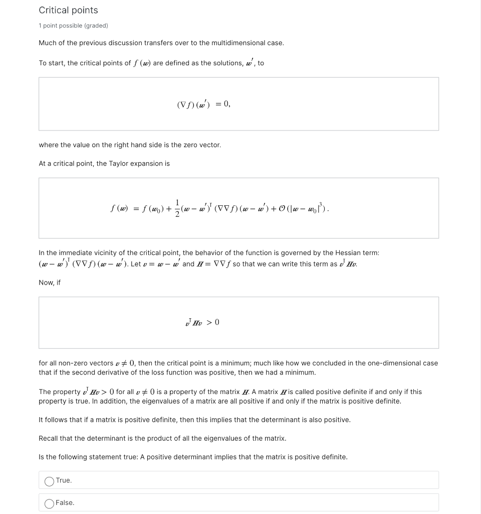 Solved Multidimensional Taylor expansion 1 point possible | Chegg.com