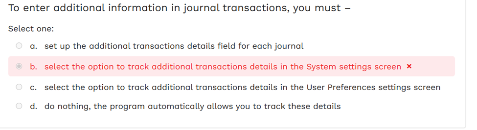 Solved To modify a checklist task you should - Select one: | Chegg.com