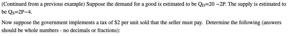 Solved (Continued from a previous example) Suppose the | Chegg.com