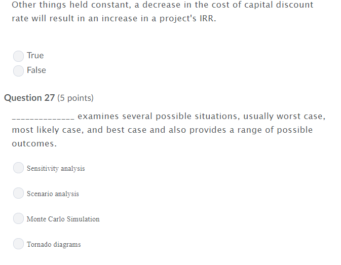 Solved Other things held constant, a decrease in the cost of | Chegg.com