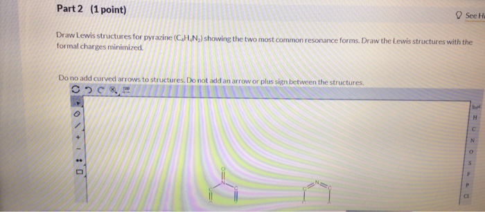 Solved Complete the Lewis structures for pyridine (C,H,N) | Chegg.com