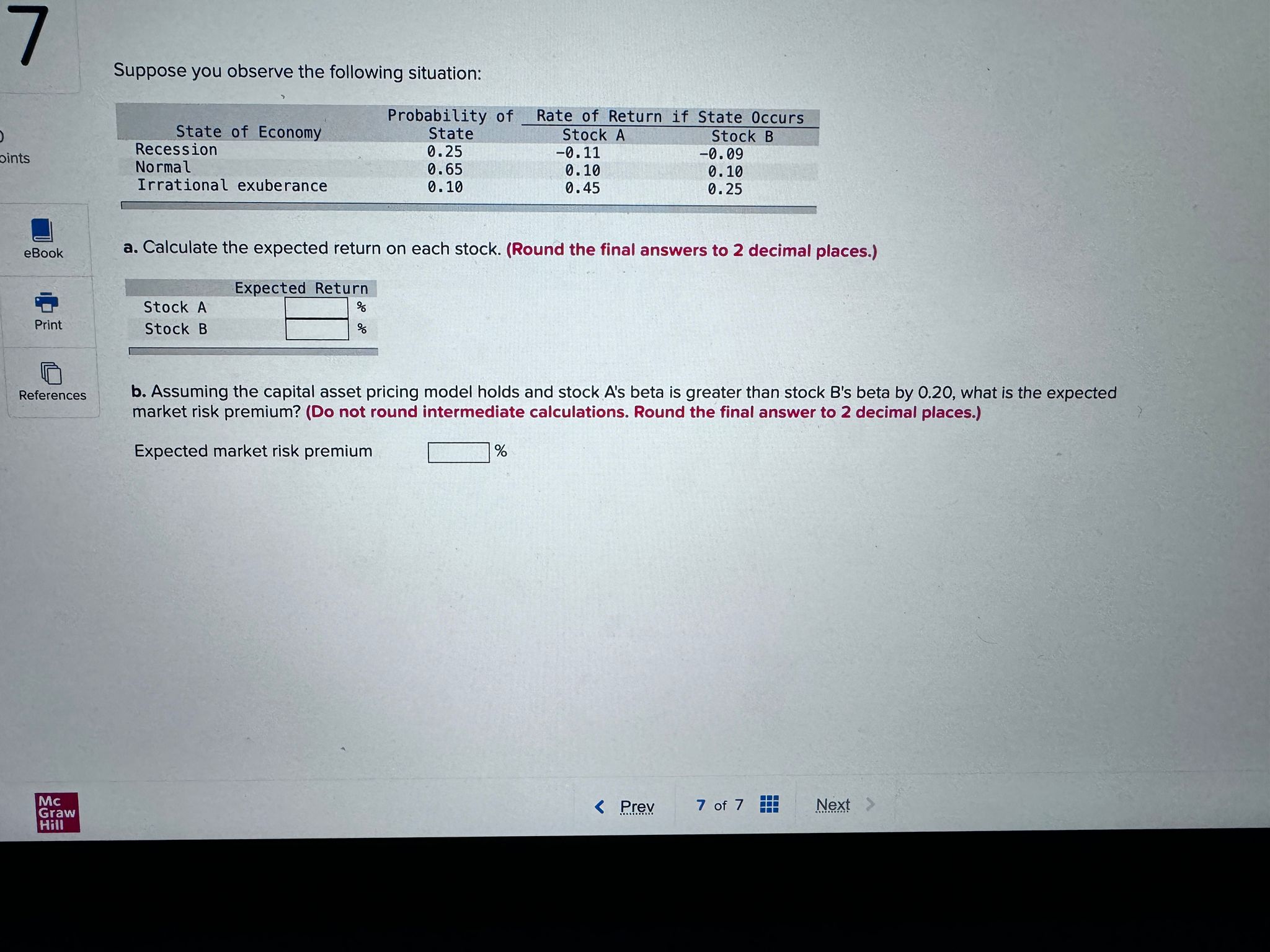 Solved Suppose you observe the following situation:a. | Chegg.com