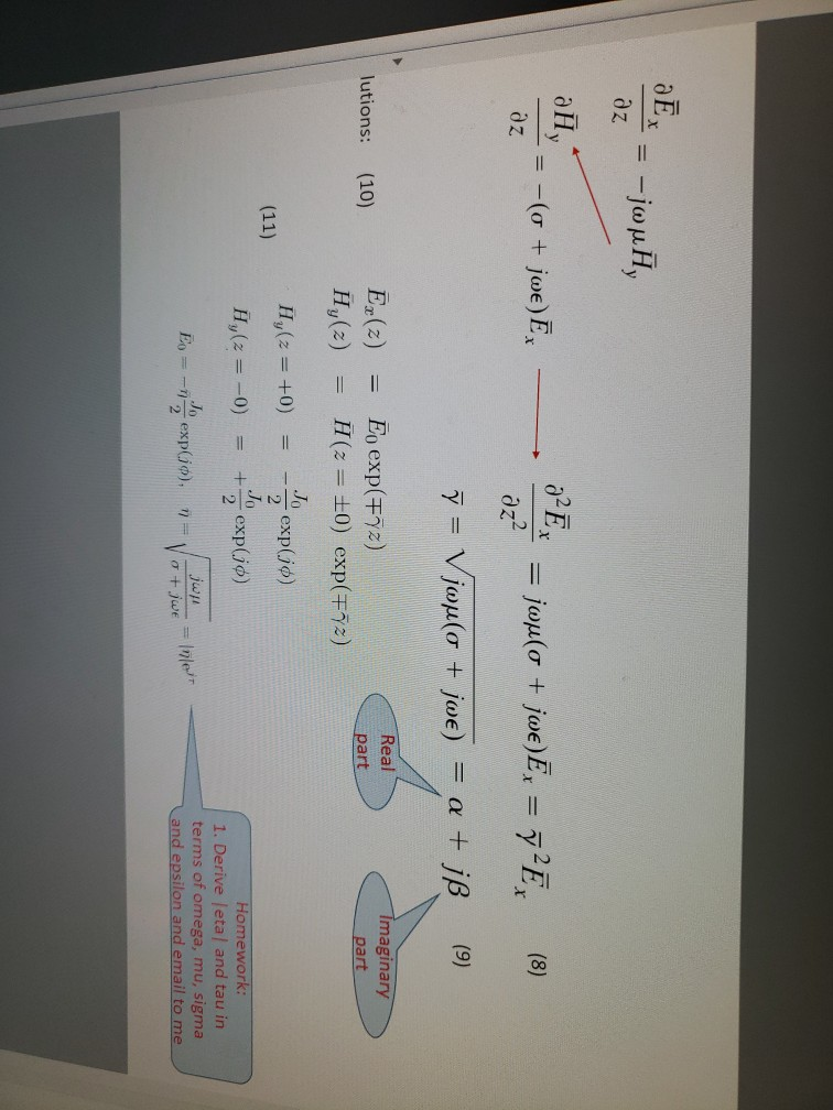 Solved derive |eta| and tau in terms of omega, mu, sigma | Chegg.com