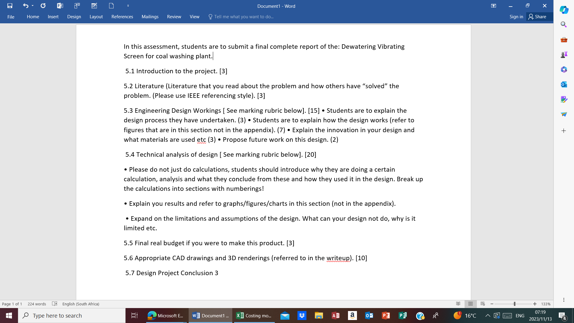 Solved In this assessment, students are to submit a final | Chegg.com