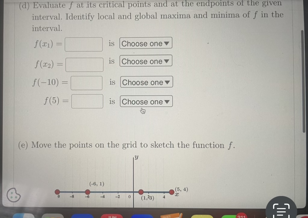 Solved Given the function f(x)=x3+3x2−45x+8 over the | Chegg.com