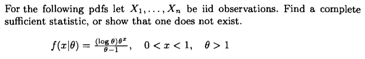 Solved For the following pdfs let X1,..., Xn be iid | Chegg.com