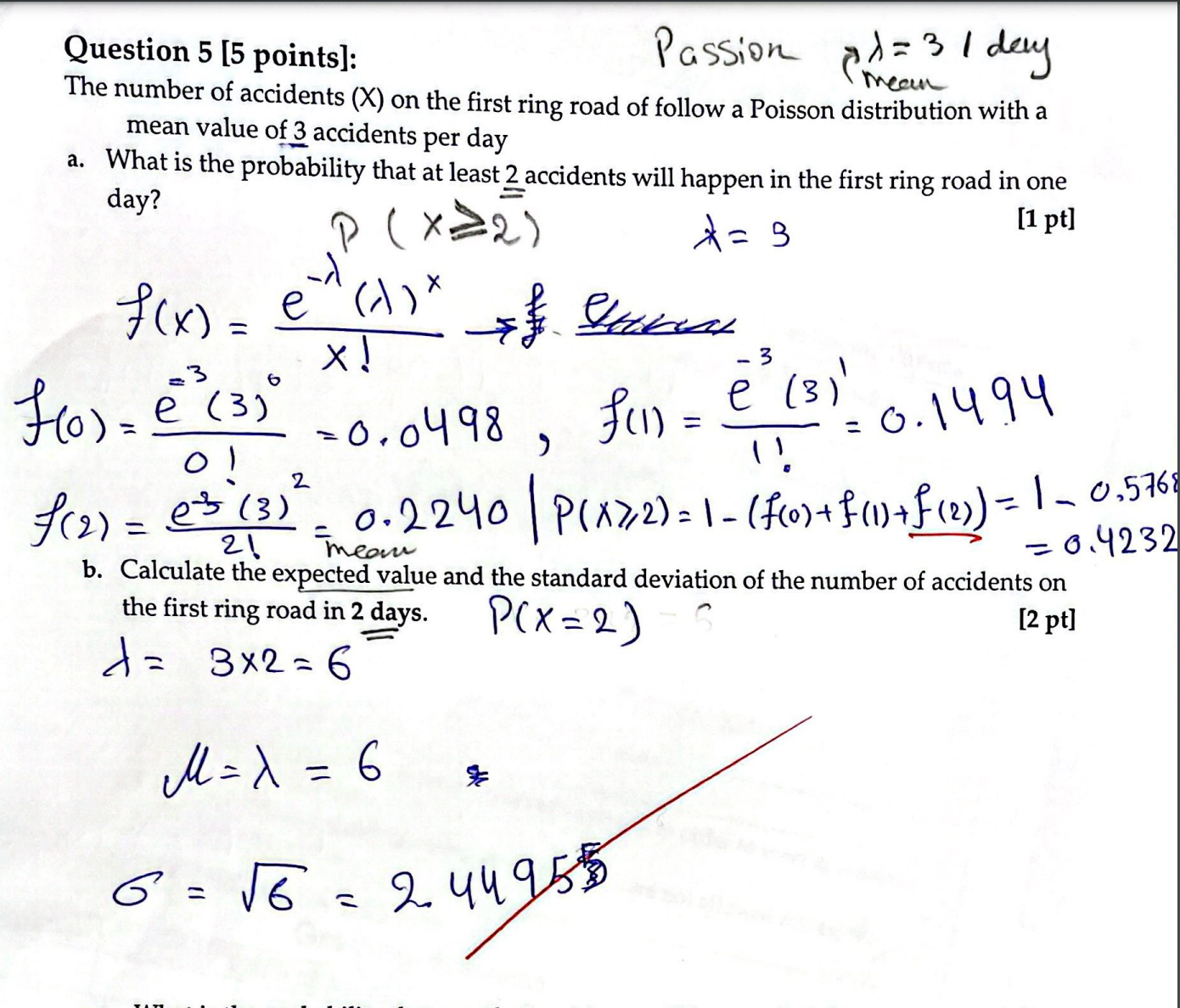 Solved For the Poisson question below, can you add a | Chegg.com