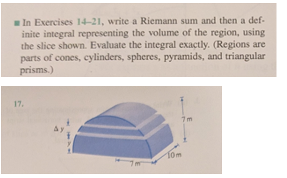 Solved In Exercises 14-21, write a Riemann sum and then a | Chegg.com
