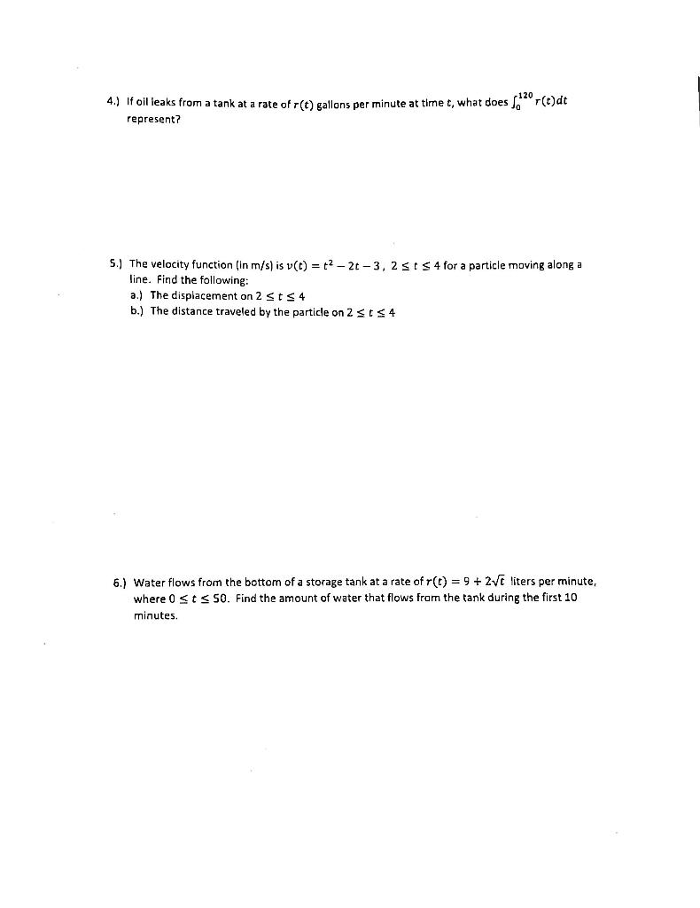 Solved A packet of worksheets from my Calculus 1 class from | Chegg.com