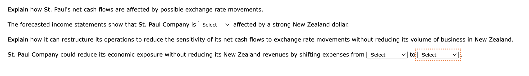 Solved 5. Problem 12.11 (Managing Economic Exposure) Algo | Chegg.com