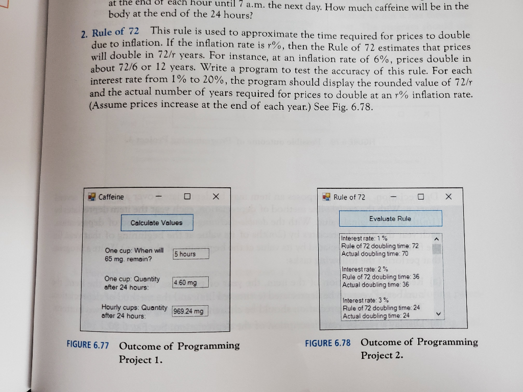 Do the following programming project from | Chegg.com