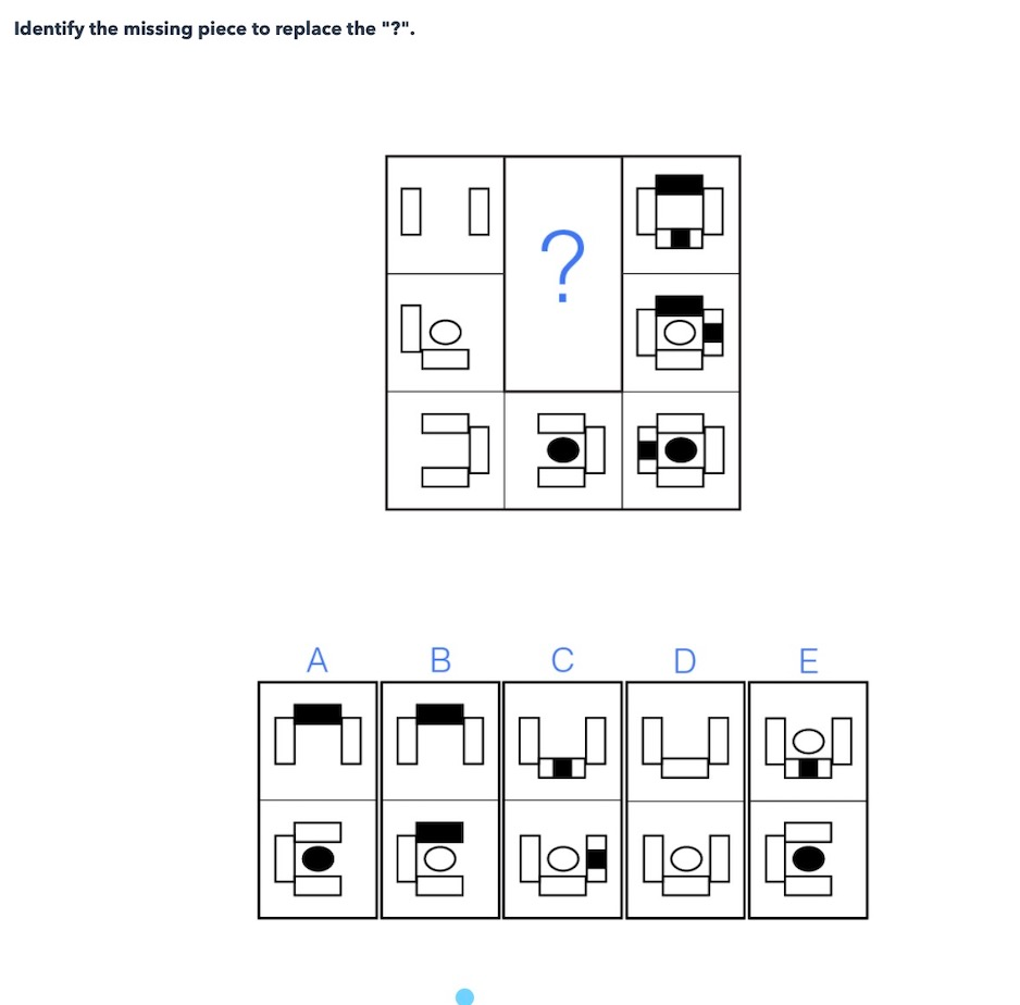 Solved QUESTION 8/22 Identify the missing piece to replace | Chegg.com