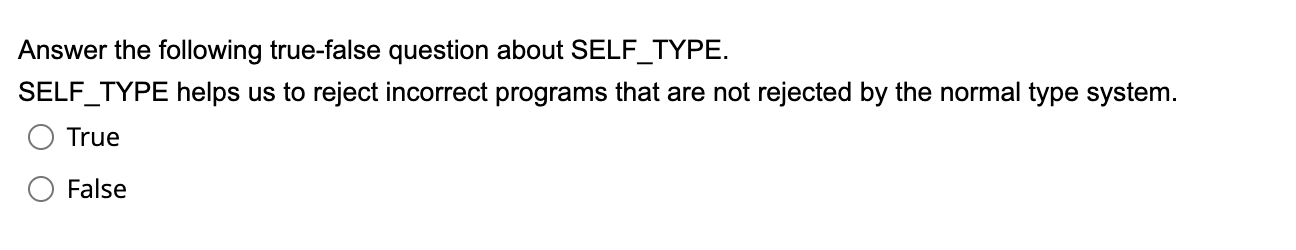 Solved Answer the following true-false question about | Chegg.com