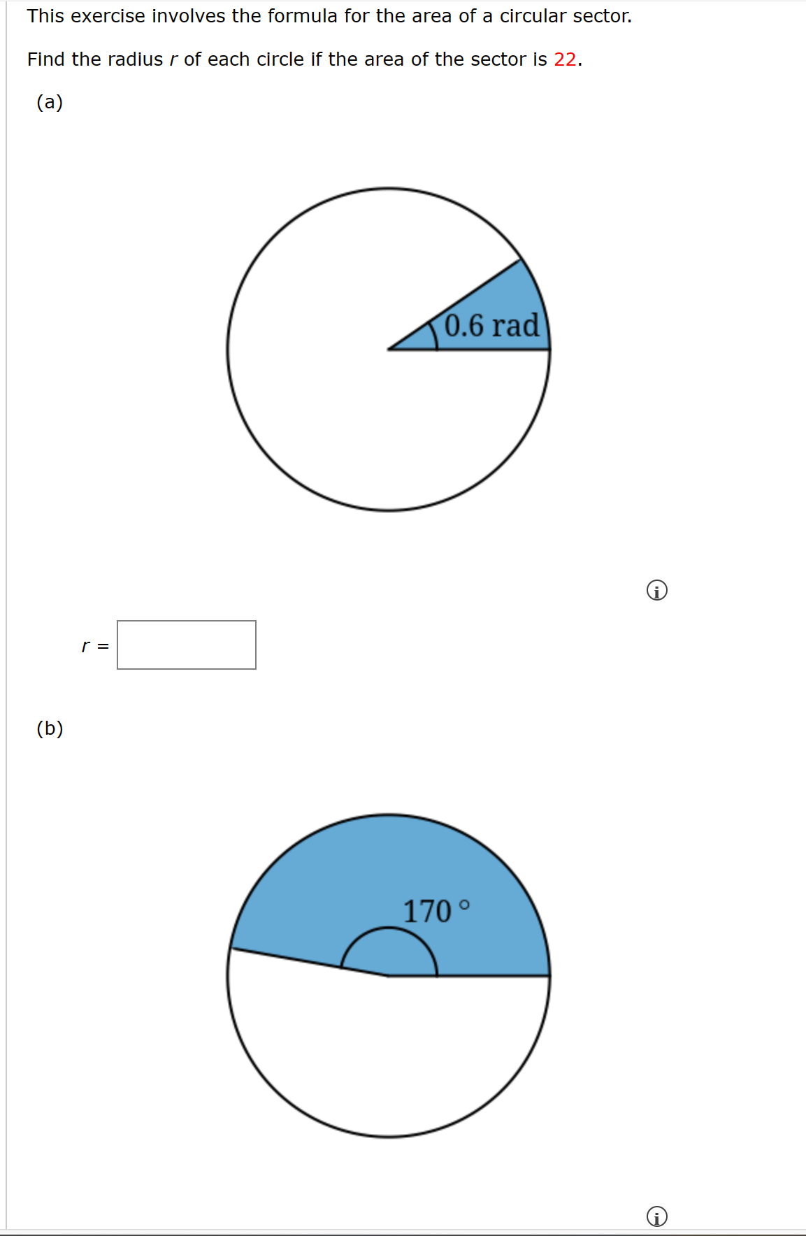Solved This exercise involves the formula for the area of a | Chegg.com