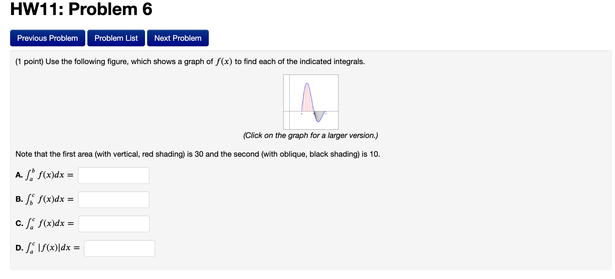 Solved HW11: Problem 6 Previous Problem Problem List Next | Chegg.com Solved HW11: Problem 6 Previous Problem Problem List Next | Chegg.com