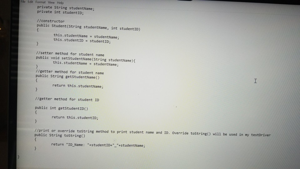 Solved Course - Notepad File Edit Format View Help import | Chegg.com
