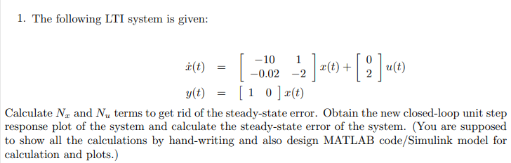 Solved Calculate Nx ﻿and Nu ﻿terms to get rid of the | Chegg.com