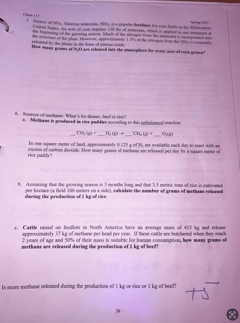 Lab 4 Worksheet: Which gases absorb infrared waves? | Chegg.com