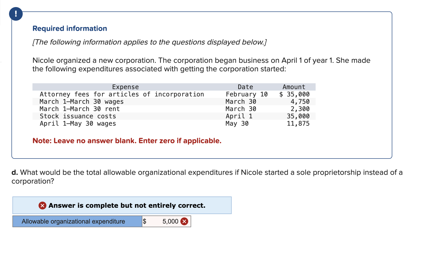 Solved !Required information[The following information | Chegg.com