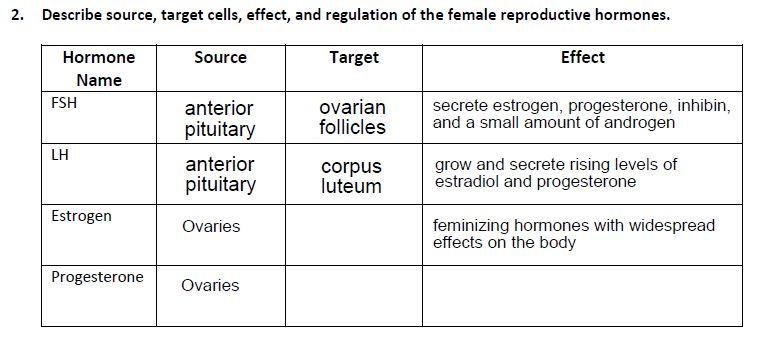 Solved 2. Describe source, target cells, effect, and | Chegg.com