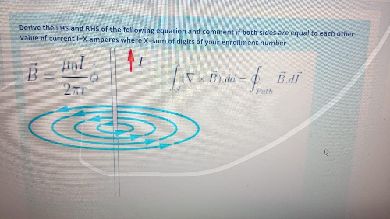 Solved Derive the LHS and RHS of the following equation and | Chegg.com