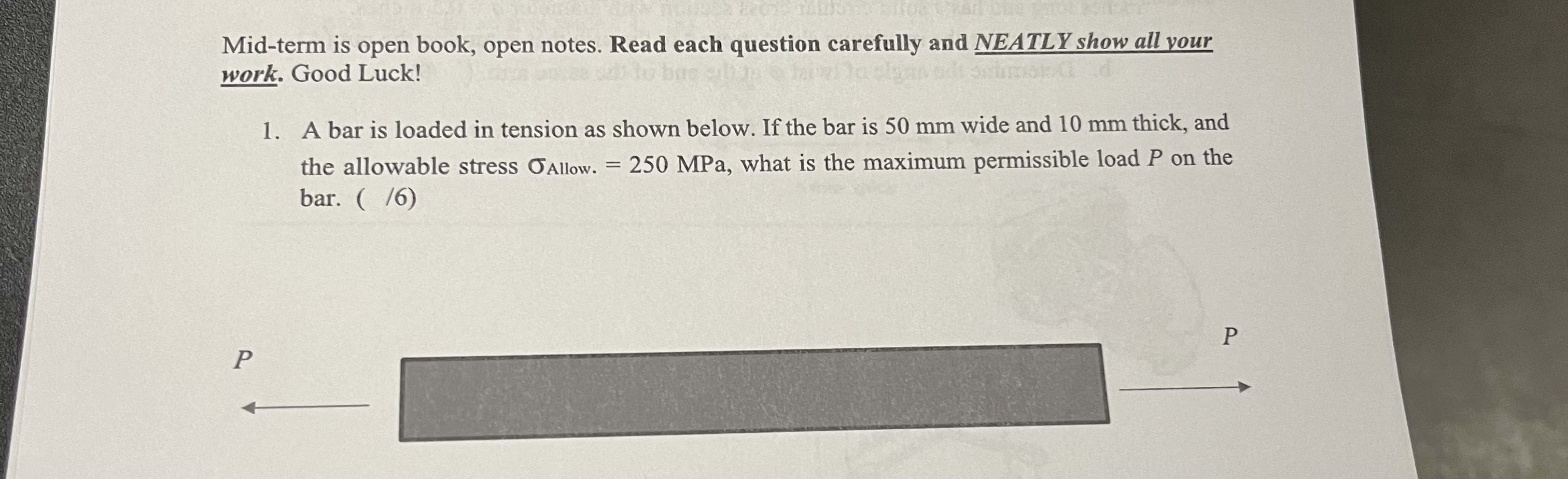 Solved Mid-term is open book, open notes. Read each question | Chegg.com