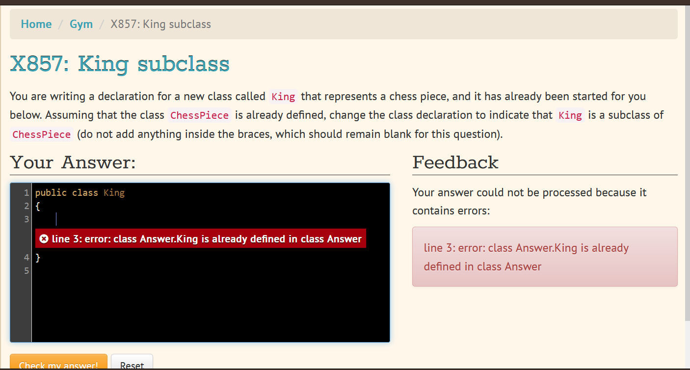 Solved You are writing a declaration for a new class called | Chegg.com