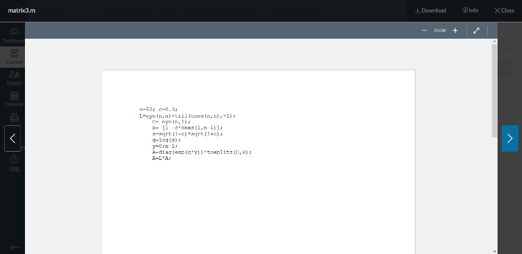 You are to write a MATLAB function to implement the | Chegg.com