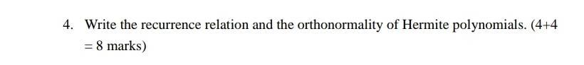 Solved 4. Write the recurrence relation and the | Chegg.com