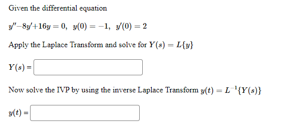 Solved Given the differential | Chegg.com