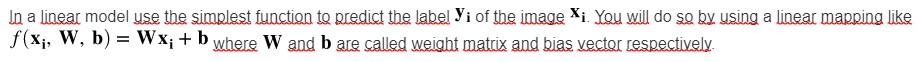 Solved create a simple linear classifier in TensorFlow. You | Chegg.com