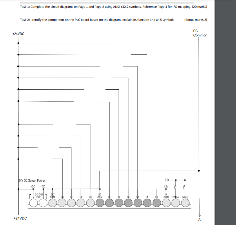 Task 1 Complete The Circuit Diagrams On Page 1 And 