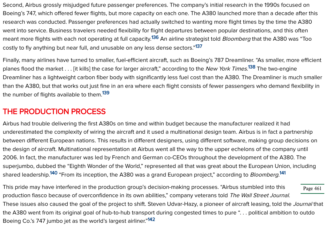 Solved PROBLEM-SOLVING APPLICATION CASE Airbus Decides to | Chegg.com