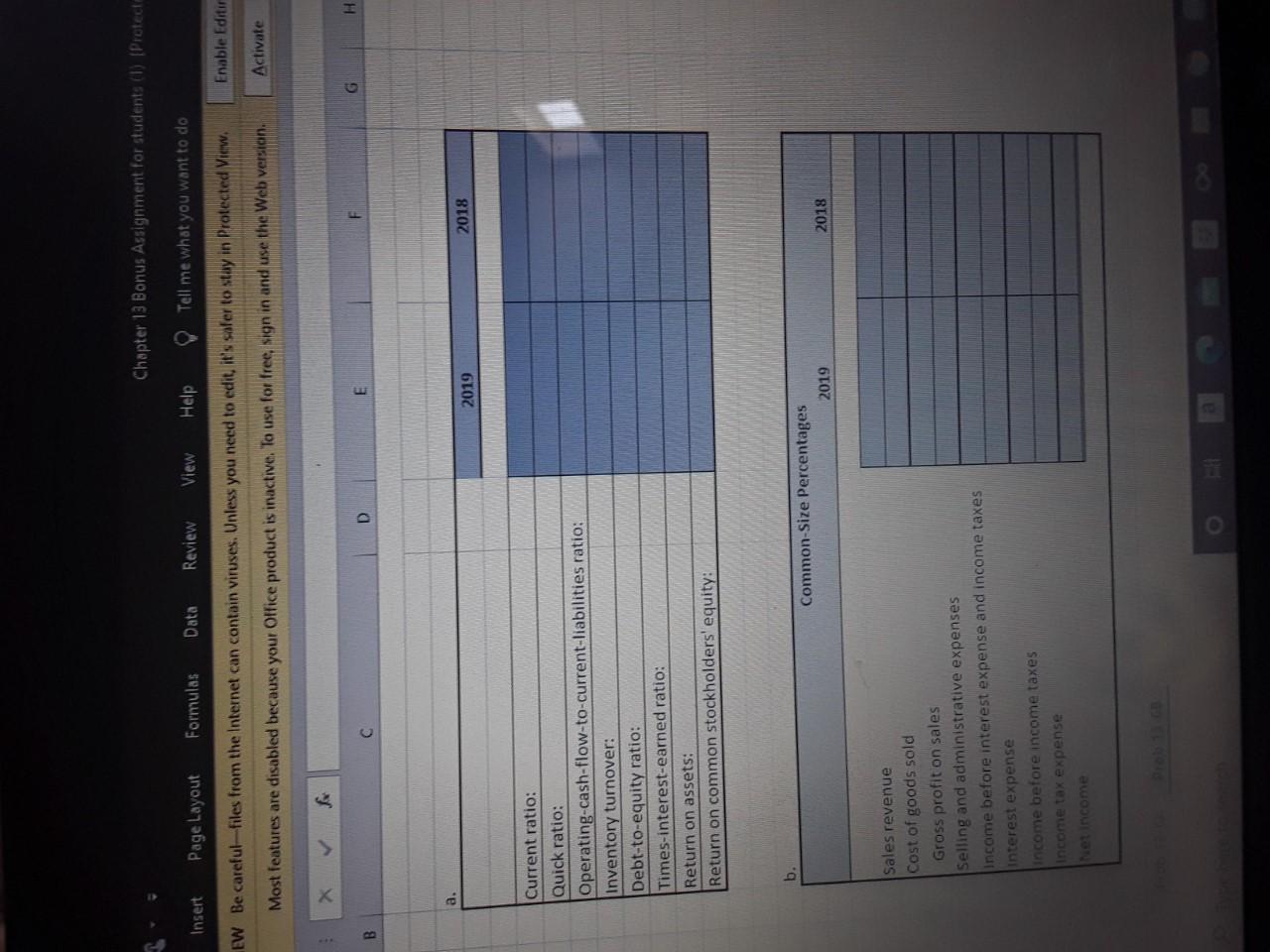 Solved Chapter 13 Bonus Assignment for students Protected | Chegg.com