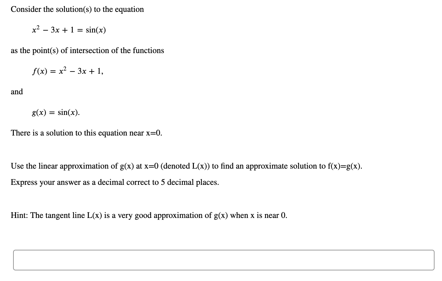 Solved Consider the solution(s) to the equation x2 – 3x + 1 | Chegg.com