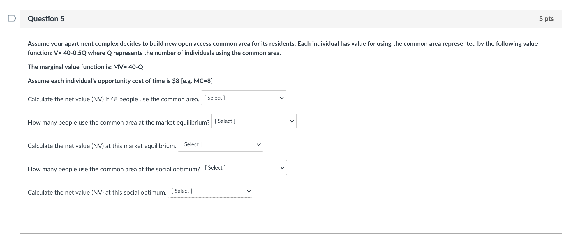Solved Calculate the net value (NV) if 48 people use the | Chegg.com