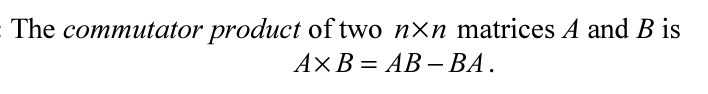 Solved Given The Commutator Product Please Answer The