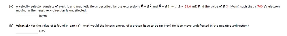 Solved moving in the negative x-direction is undeflected. | Chegg.com
