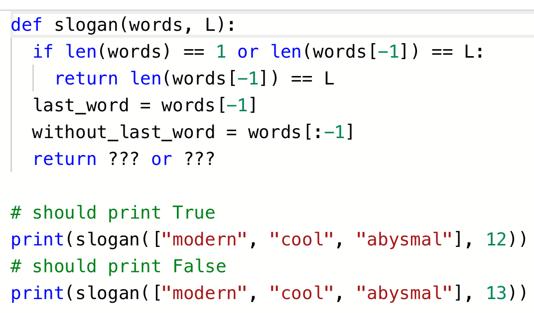 Solved # Python languages in data structure recursion # code | Chegg.com