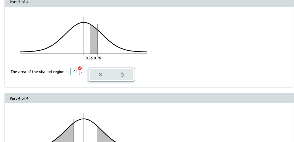 Solved Find each of the shaded areas under the standard | Chegg.com