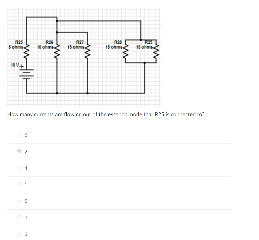 Solved How many currents are flowing out of the essential | Chegg.com