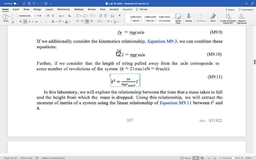 Solved This is a question having to do with moment of | Chegg.com