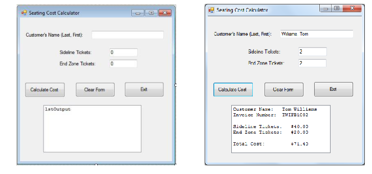 Solved Write a program that will take orders for upcoming | Chegg.com