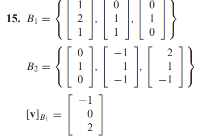Solved find the transition matrix between the ordered bases | Chegg.com