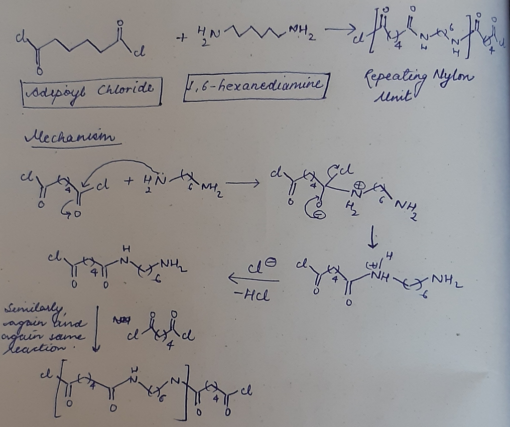 Solved 4. In principle, Nylon 6-6 could also be synthesized | Chegg.com