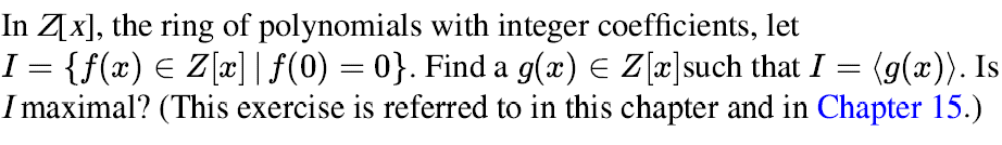 Solved In Zx], the ring of polynomials with integer | Chegg.com