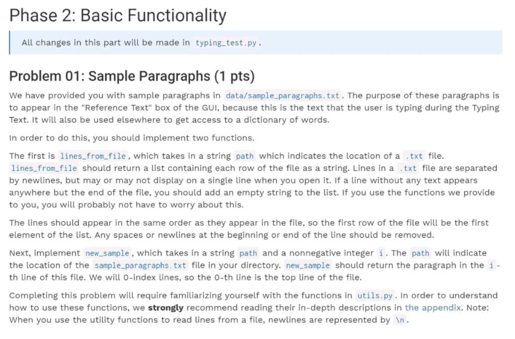 Phase 2: Basic Functionality All changes in this part | Chegg.com