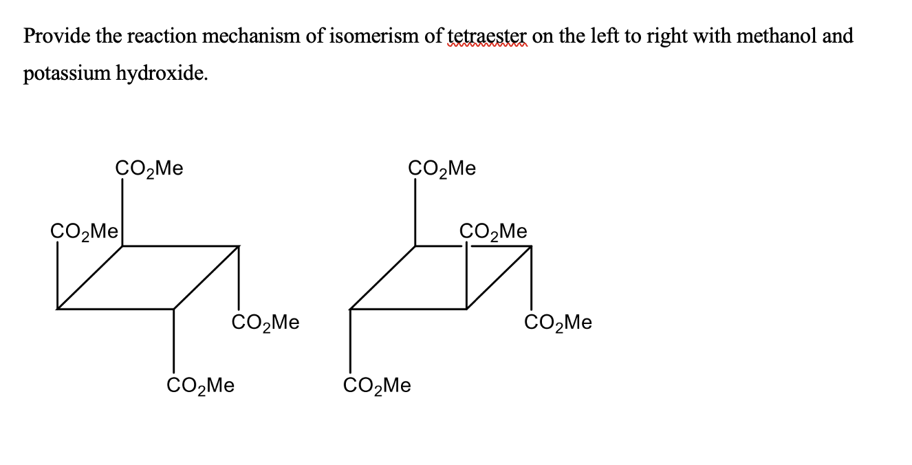 Solved Provide the reaction mechanism of isomerism of | Chegg.com